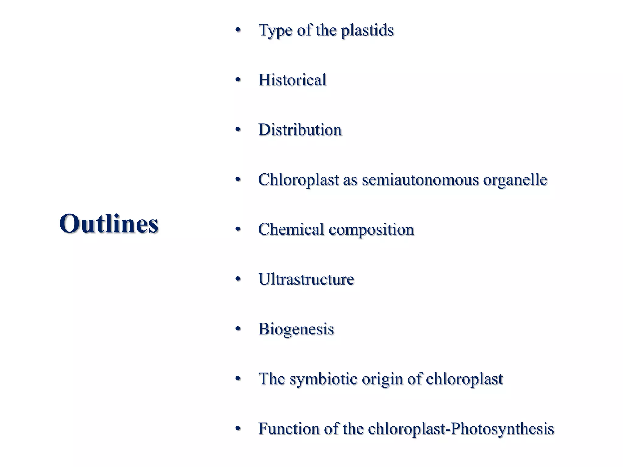 Chloroplast | PPTX
