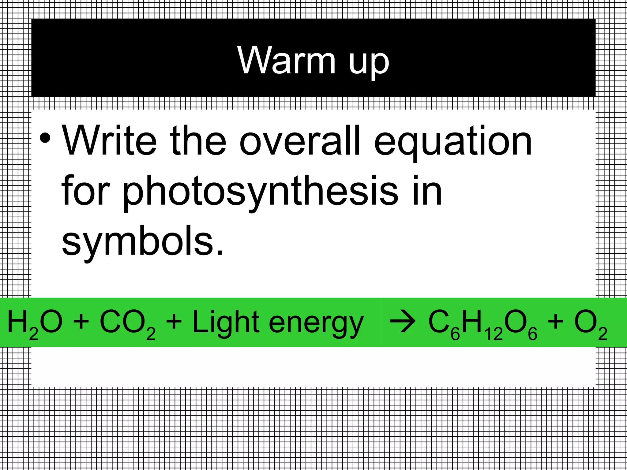 Chloroplasts and chlorophyll for Advanced Biology 9th grade | PPT