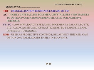 Chloroprene rubber (cr) 4 | PPT