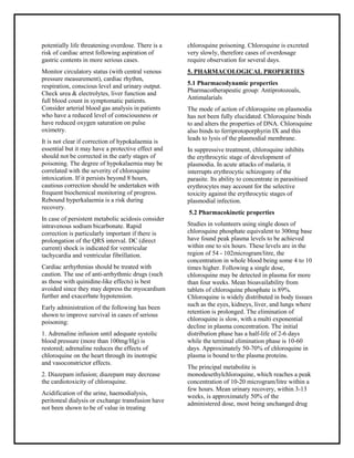 Chloroquine phosphate 250 mg tablets smpc taj pharmaceuticals | PDF