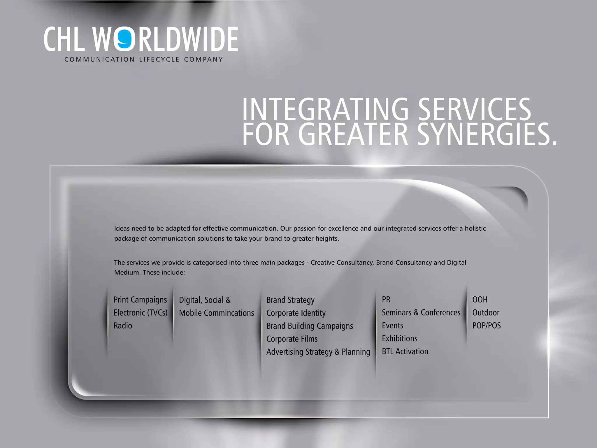 CHL WORLDWIDE PPT | PPT