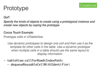 Design Patterns in Cocoa Touch | PPT