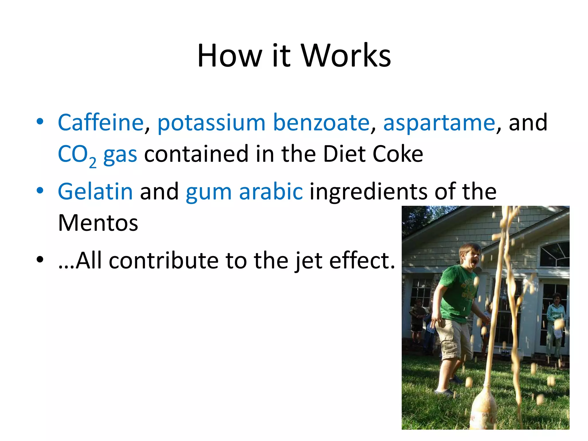 Diet Coke & Mentos Reaction | PPTX | Chemistry | Science