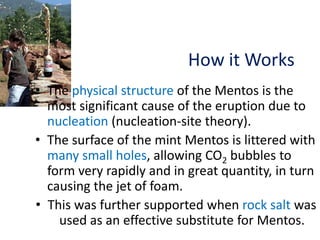 Diet Coke & Mentos Reaction | PPTX