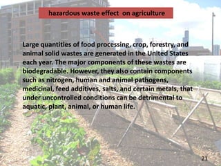 Effect Of Hazards Waste In The Environment by reja | PPT