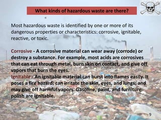 Effect Of Hazards Waste In The Environment by reja | PPT