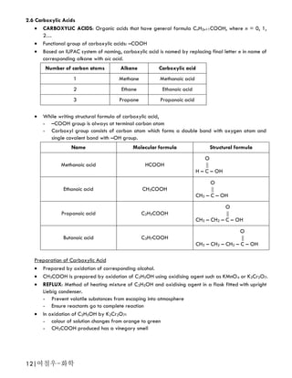 Chapter 2 Carbon Compounds | PDF