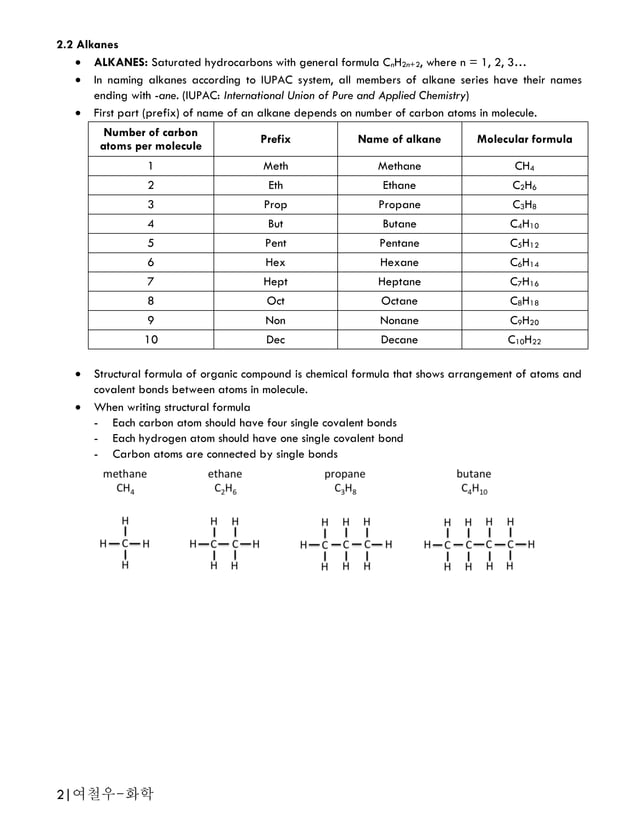 Chapter 2 Carbon Compounds | PDF