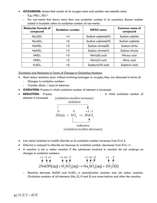 Chapter 3 Oxidation and Reduction | PDF