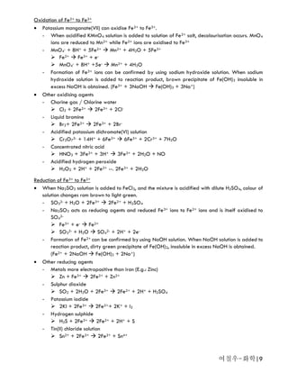 Chapter 3 Oxidation and Reduction | PDF