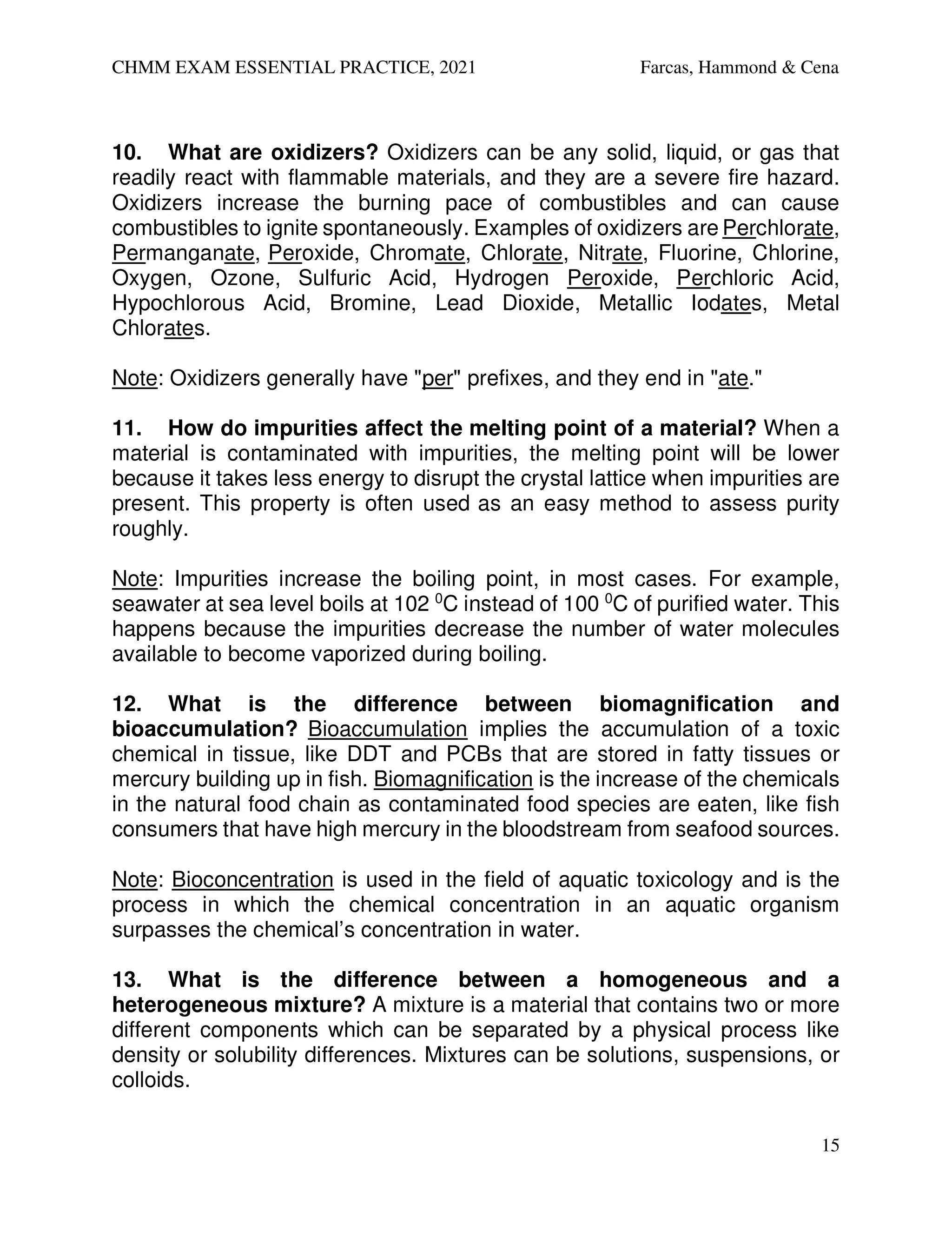 CHMM exam essential practice | PDF