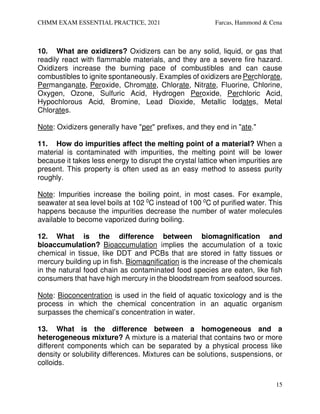 CHMM exam essential practice | PDF