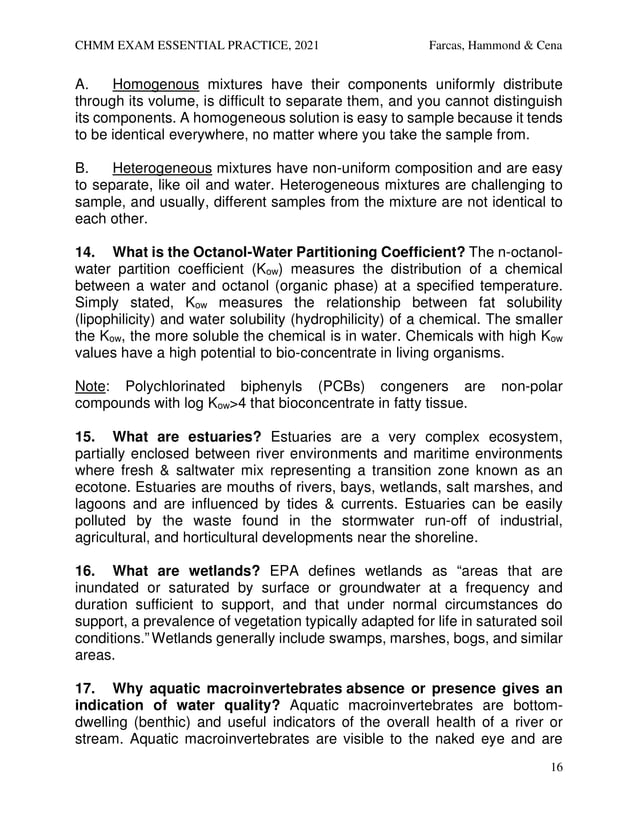 CHMM exam essential practice | PDF