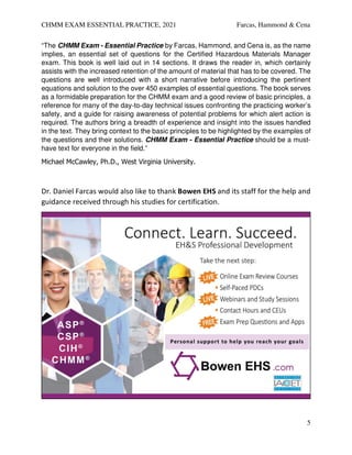 CHMM exam essential practice | PDF