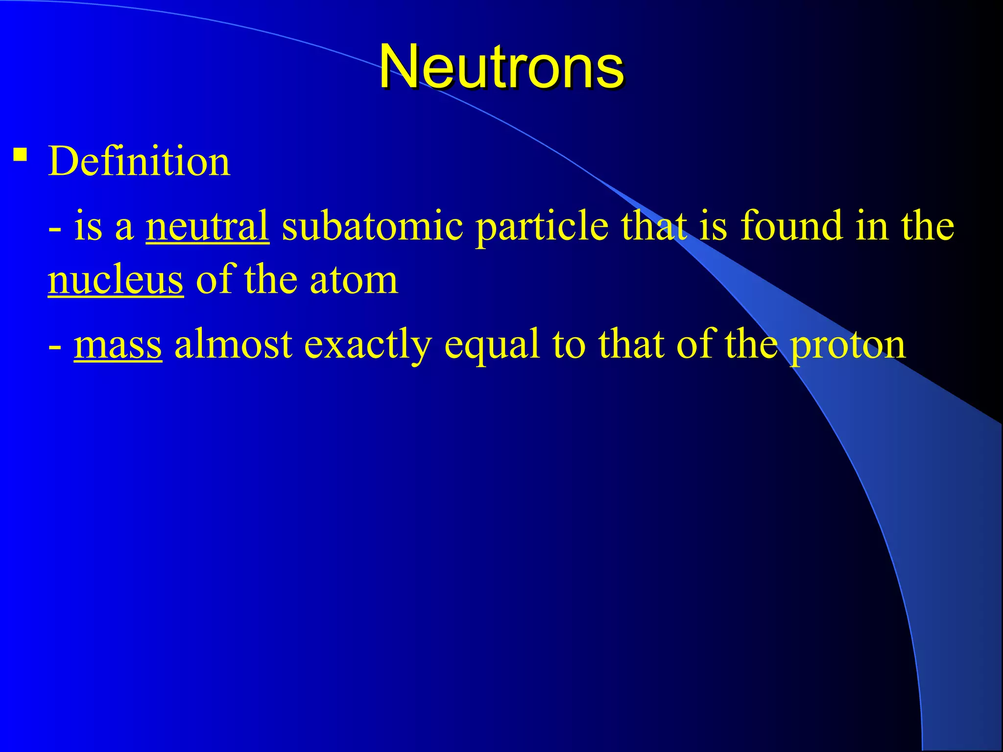 giant presentation on model of an atom | PPT