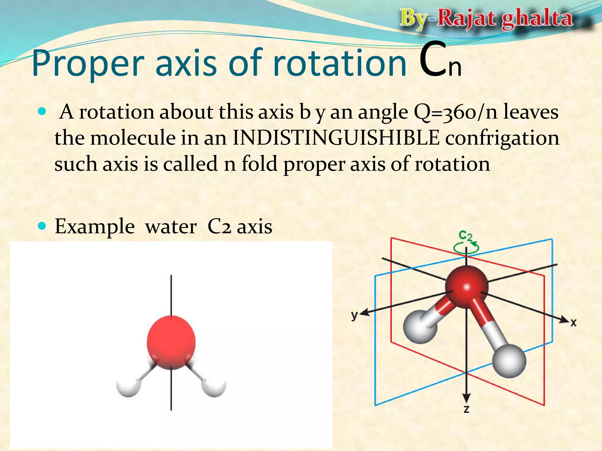 Symmetry and group theory | PPTX