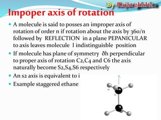 Symmetry and group theory | PPTX