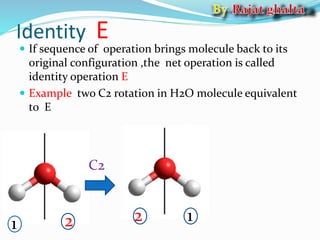 Symmetry and group theory | PPTX