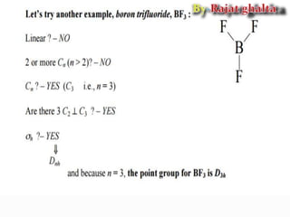 Symmetry and group theory | PPTX