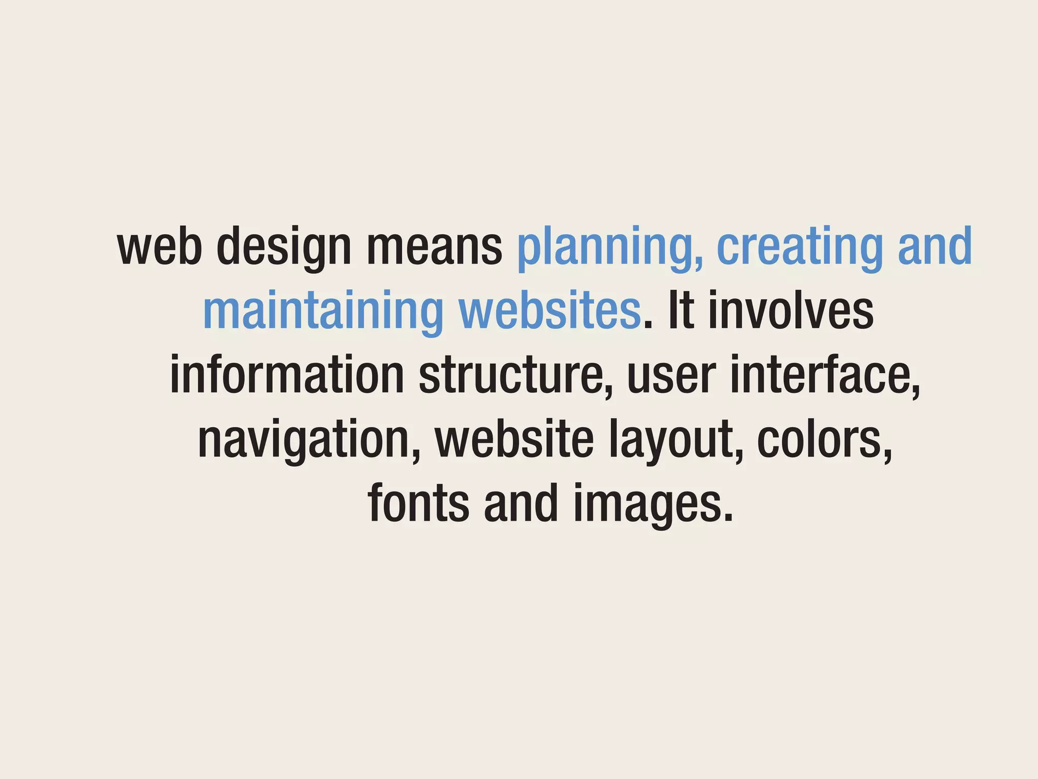Introduction to Web Designing | PPT