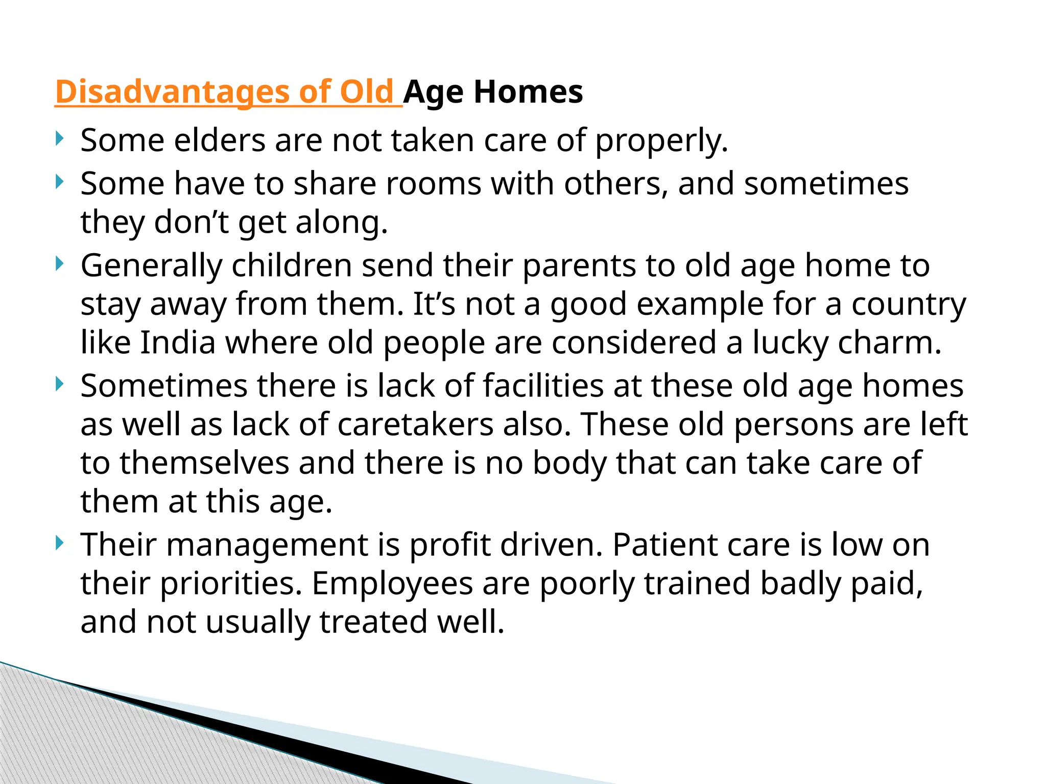 CHN - UNIT 6- OLD AGE HOME.pptx notes for CHN | PPTX