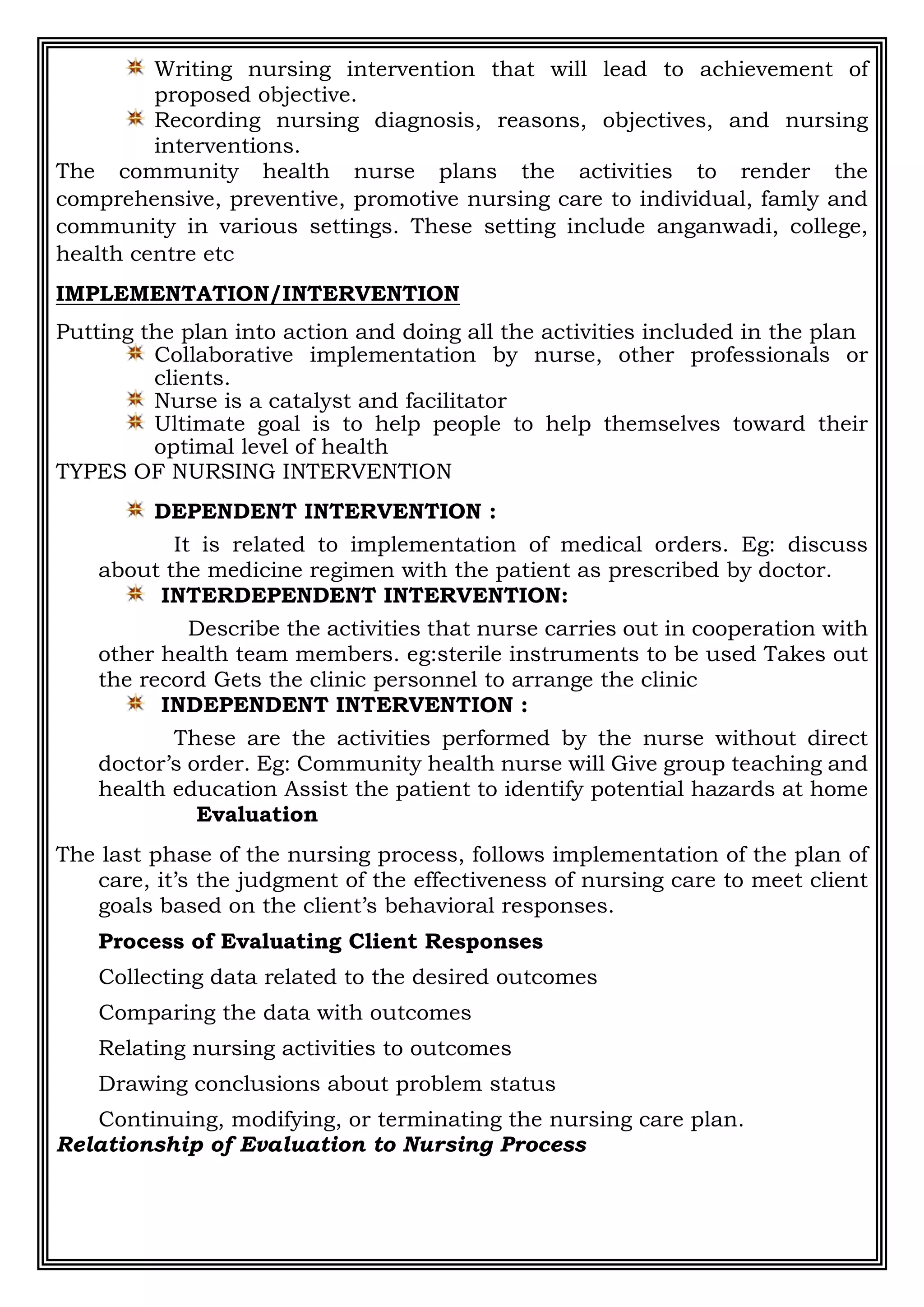 COMMUNITY HEALTH NURSING | PDF