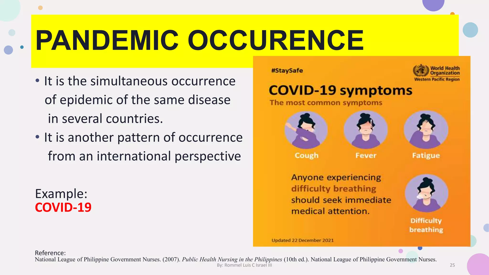 HEALTH STATISTICS AND EPIDEMIOLOGY (CHN 2) | PPTX