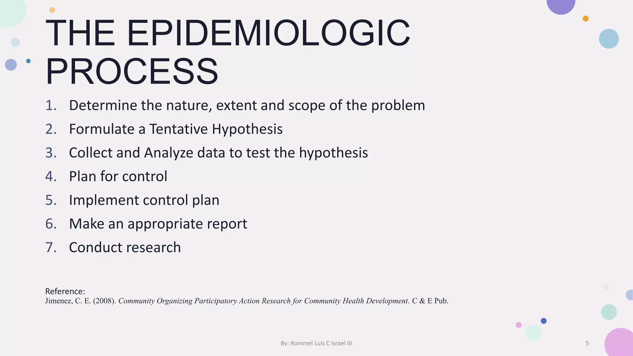 HEALTH STATISTICS AND EPIDEMIOLOGY (CHN 2) | PPTX