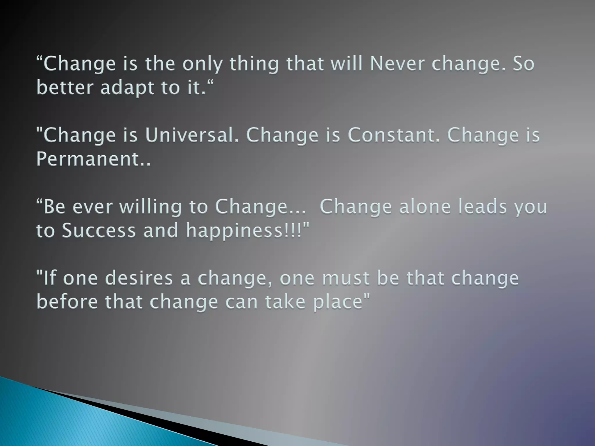 Chnage management by Shreeshail | PDF