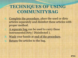 Community Bag Technique | PPTX