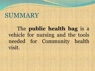 Community Bag Technique | PPTX