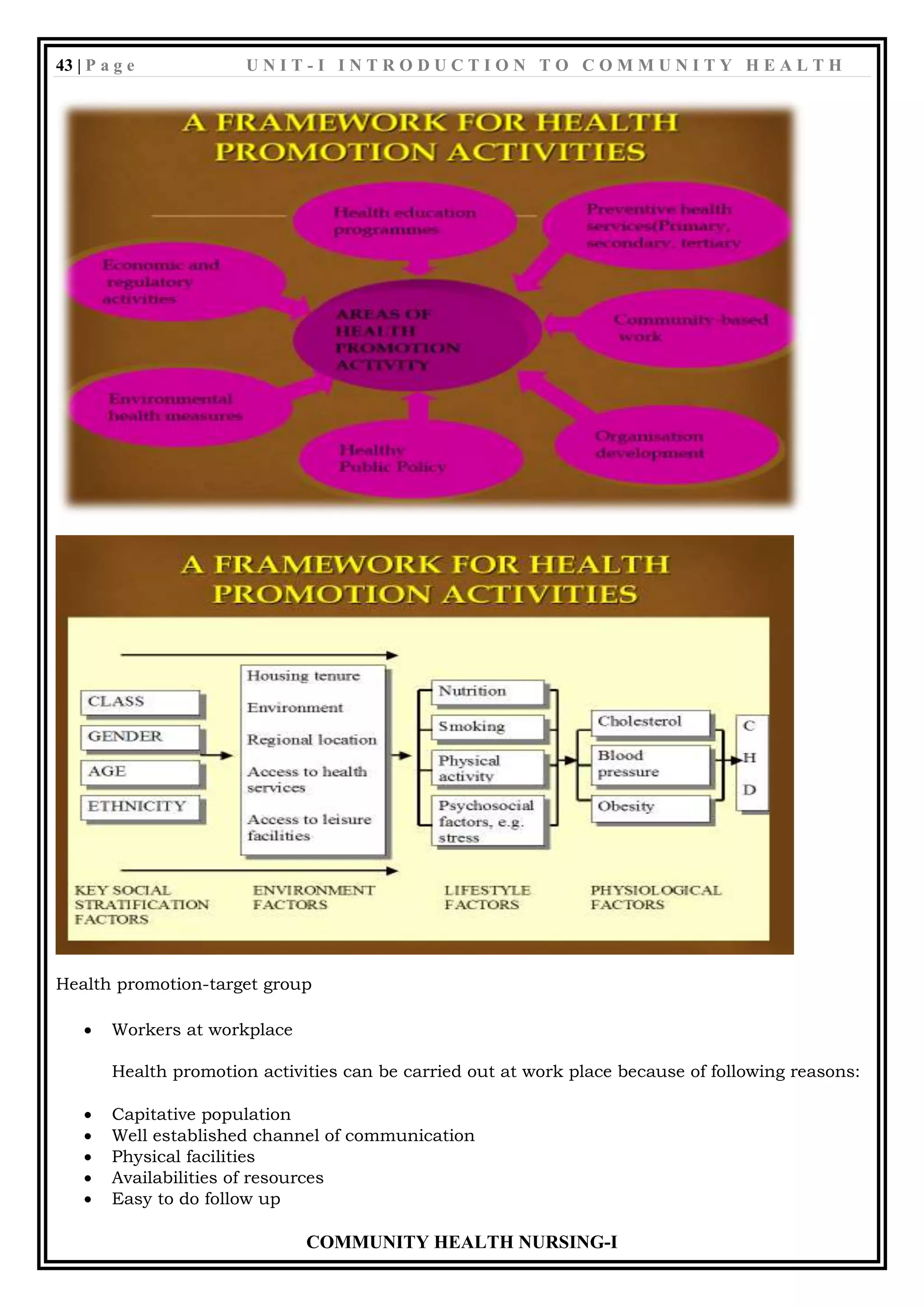 INTRODUCTION TO COMMUNITY HEALTH | PDF