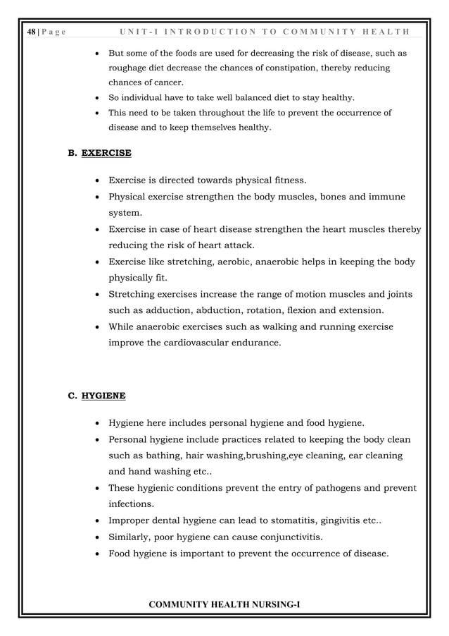 INTRODUCTION TO COMMUNITY HEALTH | PDF