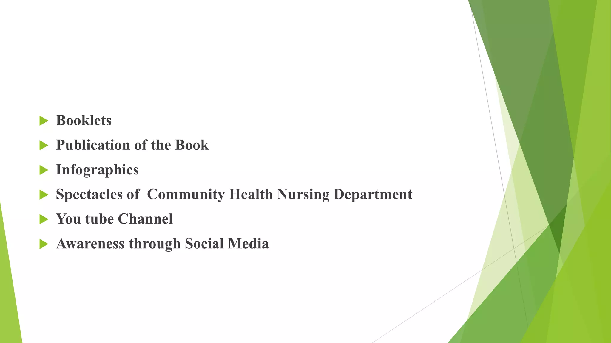 CHN DEPT PPT.pptx | Medical Health