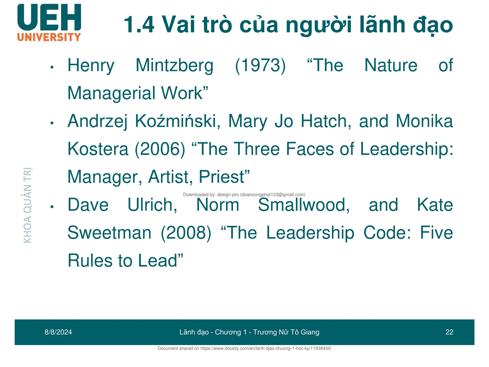 Chương 1 Tổng quan về lãnh đạo (Introduction to Leadership).pdf