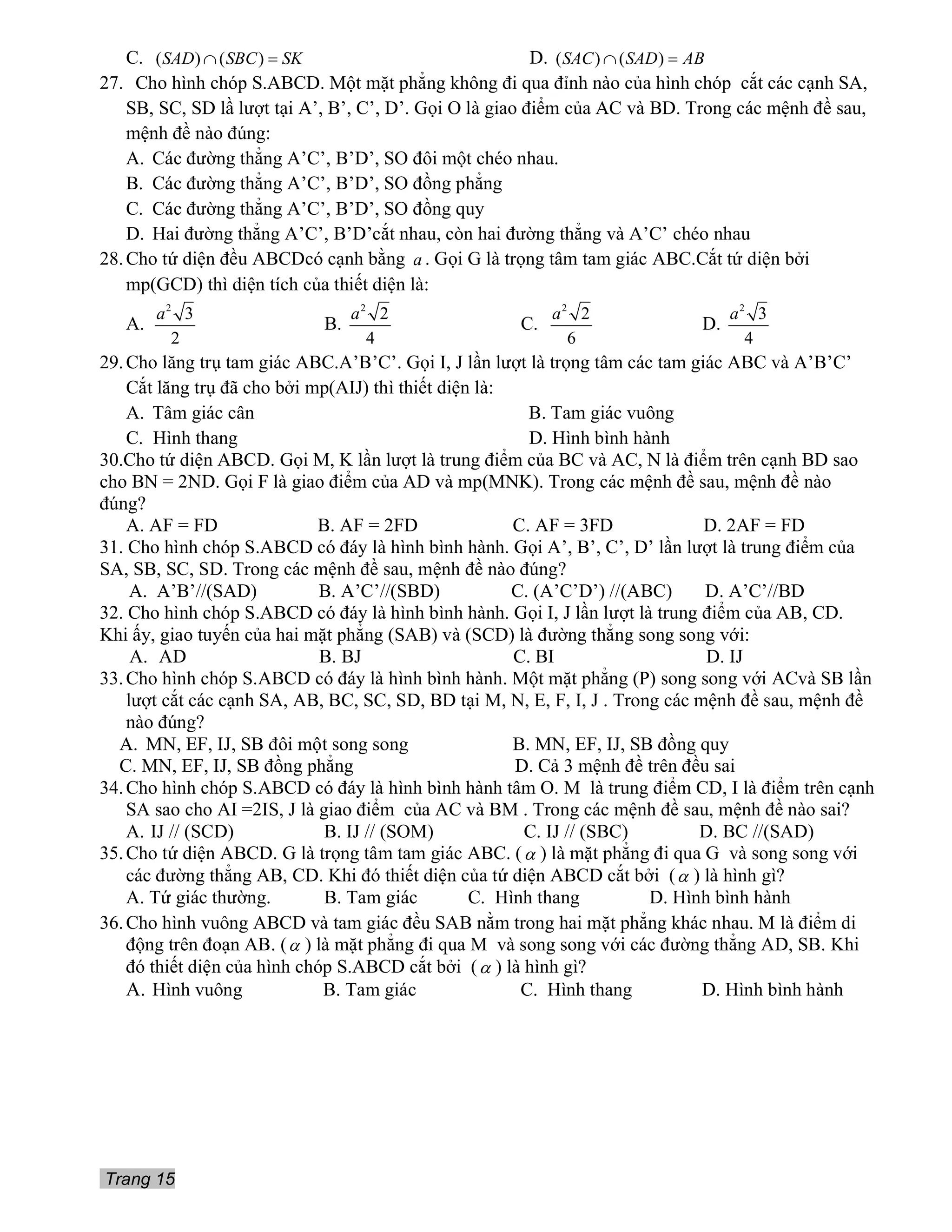 math 11 in vietnam chuong 2 hinh 11 hjhjhj | PDF