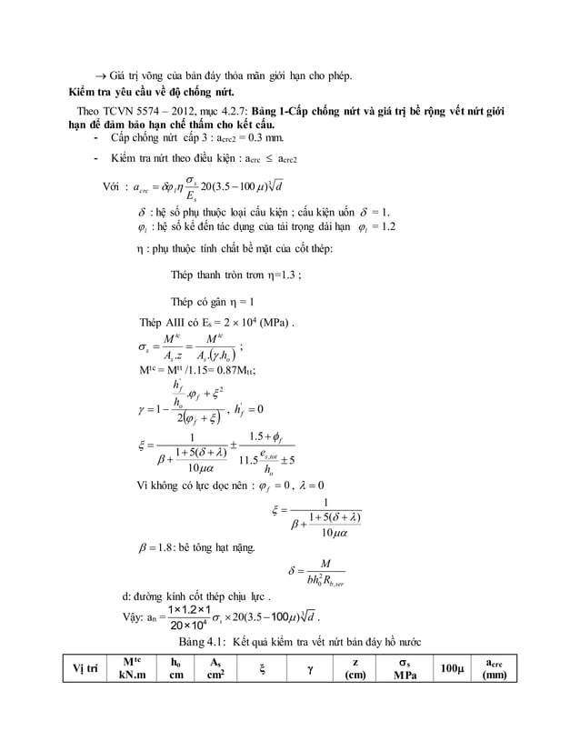 Chương 4 bể nước mái | DOCX