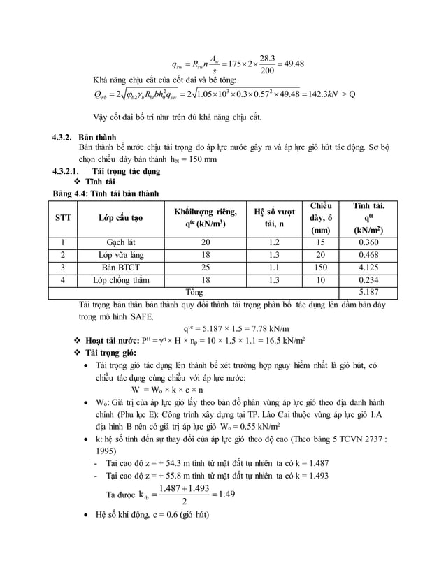 Chương 4 bể nước mái | DOCX