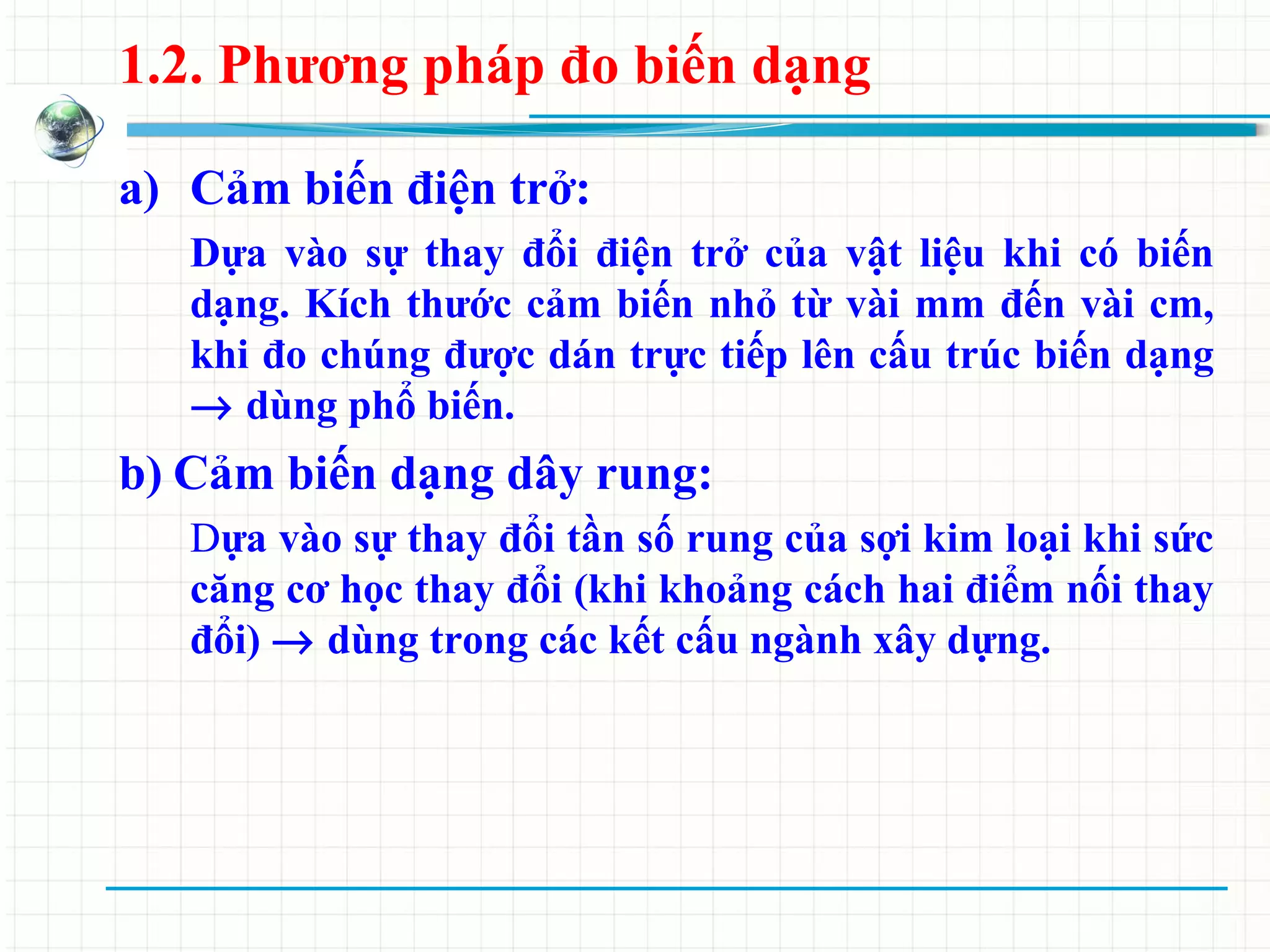 Chương 5 cam bien do bien dang | PPT