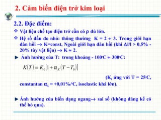 Chương 5 cam bien do bien dang | PPT