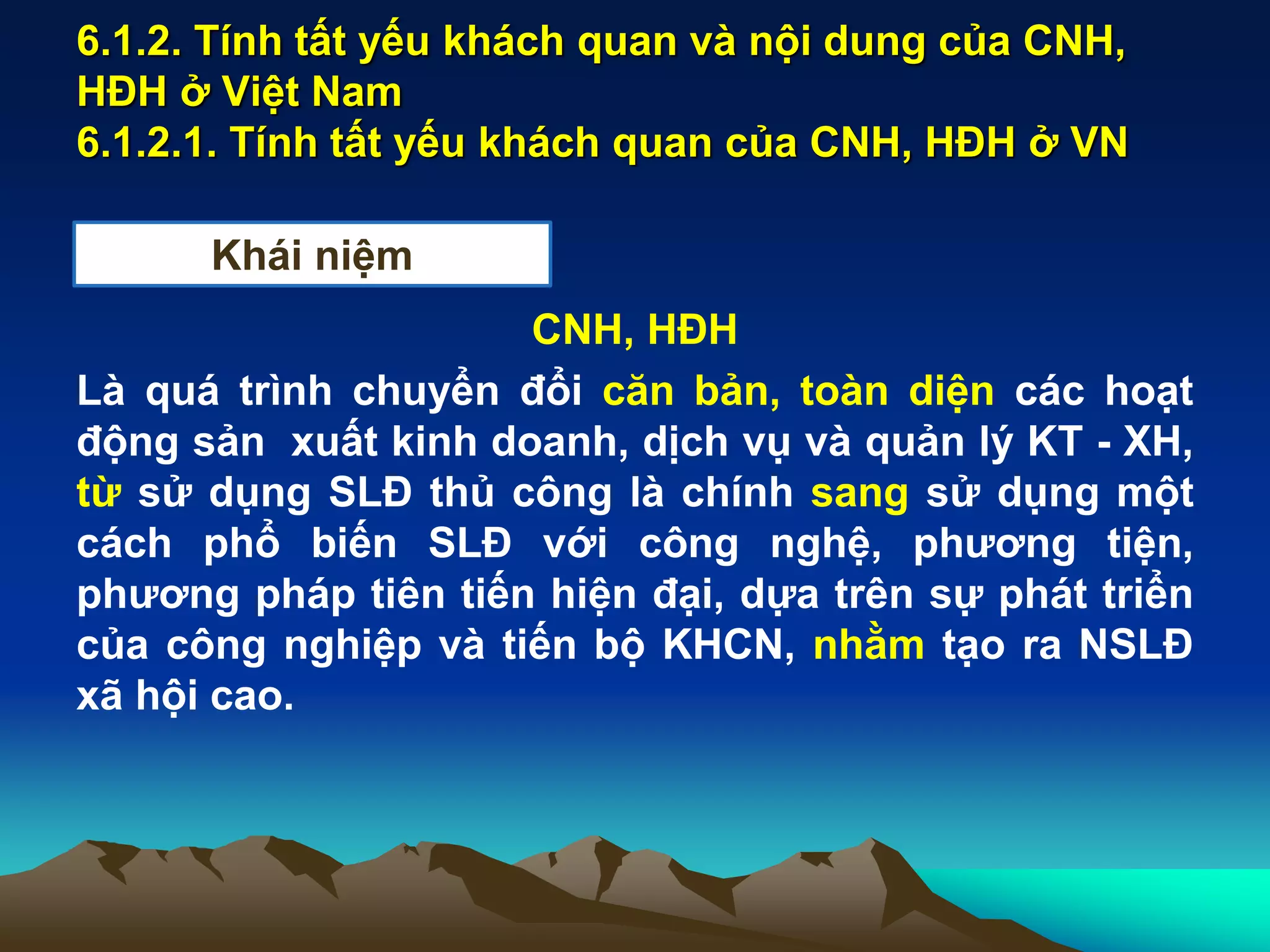 CHƯƠNG 6- CNH,HĐH VÀ HỘI NHẬP KINH TẾ QUỐC TẾ CỦA VN.ppt