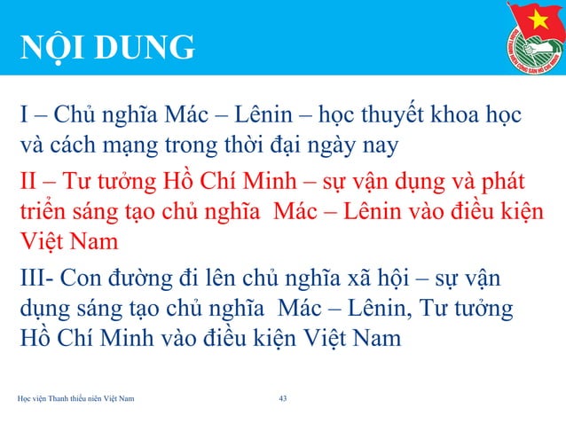 Chủ nghĩa mác – lênin, tư tưởng hồ chí minh – nền tảng tư tưởng, kim chỉ nam cho hành động cách ...