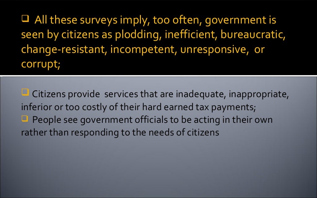 Changing Role of Public Administration in Democratic Governance | PPT