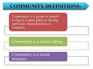 community | PPTX