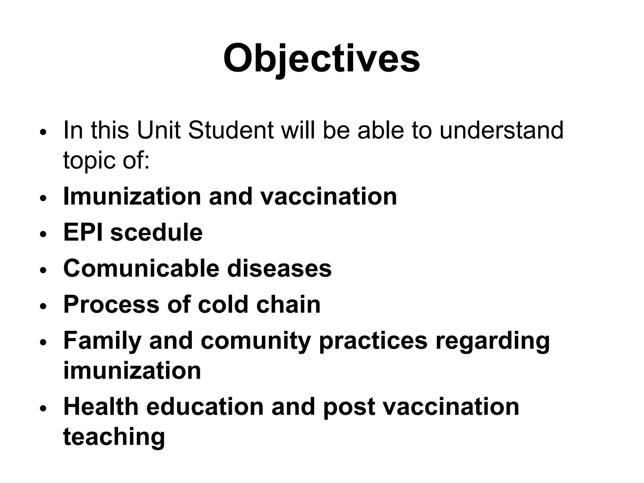 Community health nursing 2: immunization EPI schedule in Pakistan ...