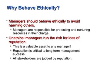 Ch no. 5 Social Responsibility and Managerial Ethics | PPT