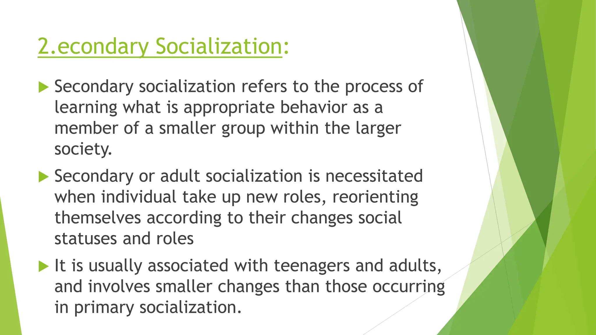 Socialization topic and its types with examples | PPTX | Secondary ...
