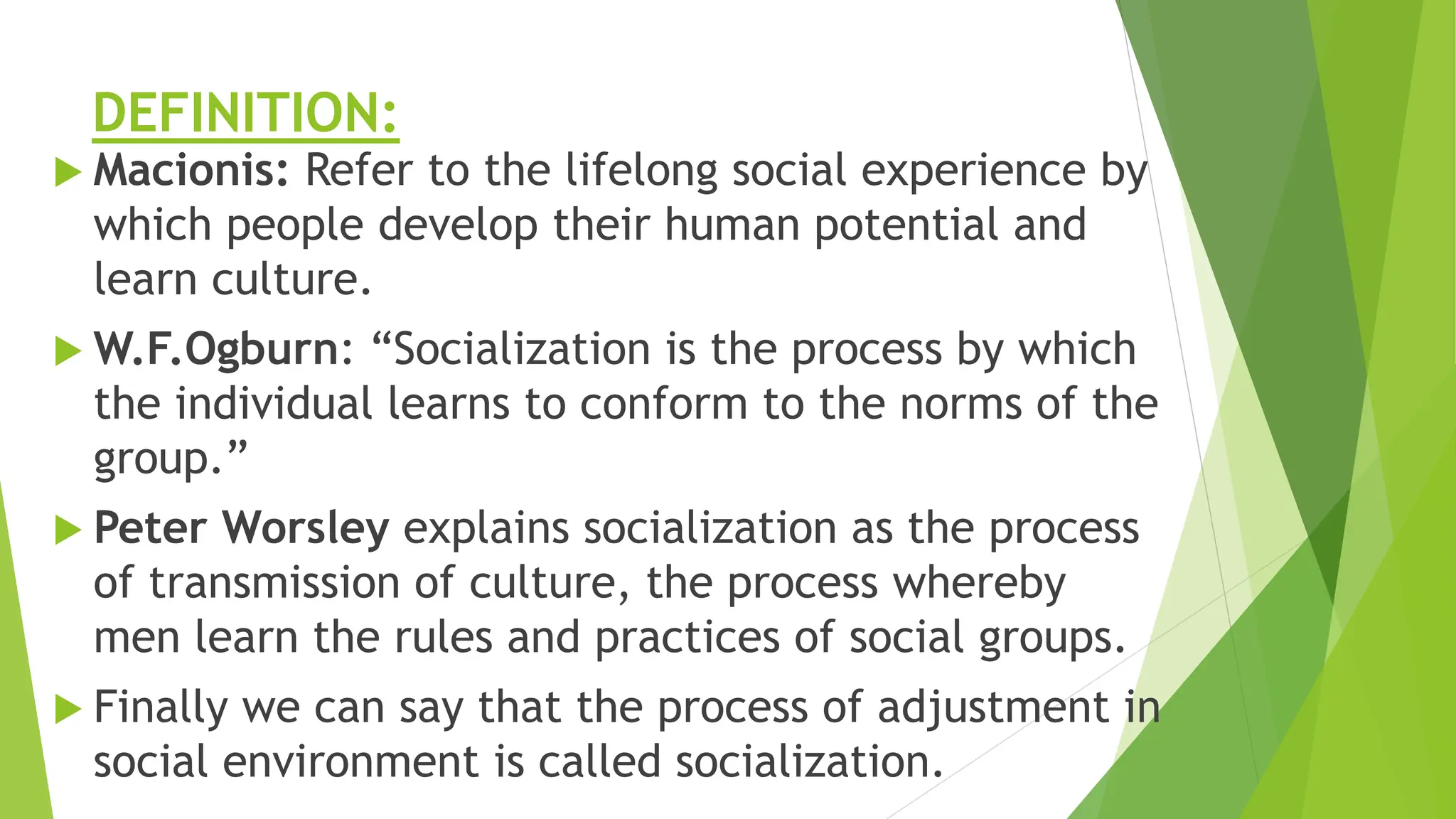Socialization topic and its types with examples | PPTX | Secondary ...