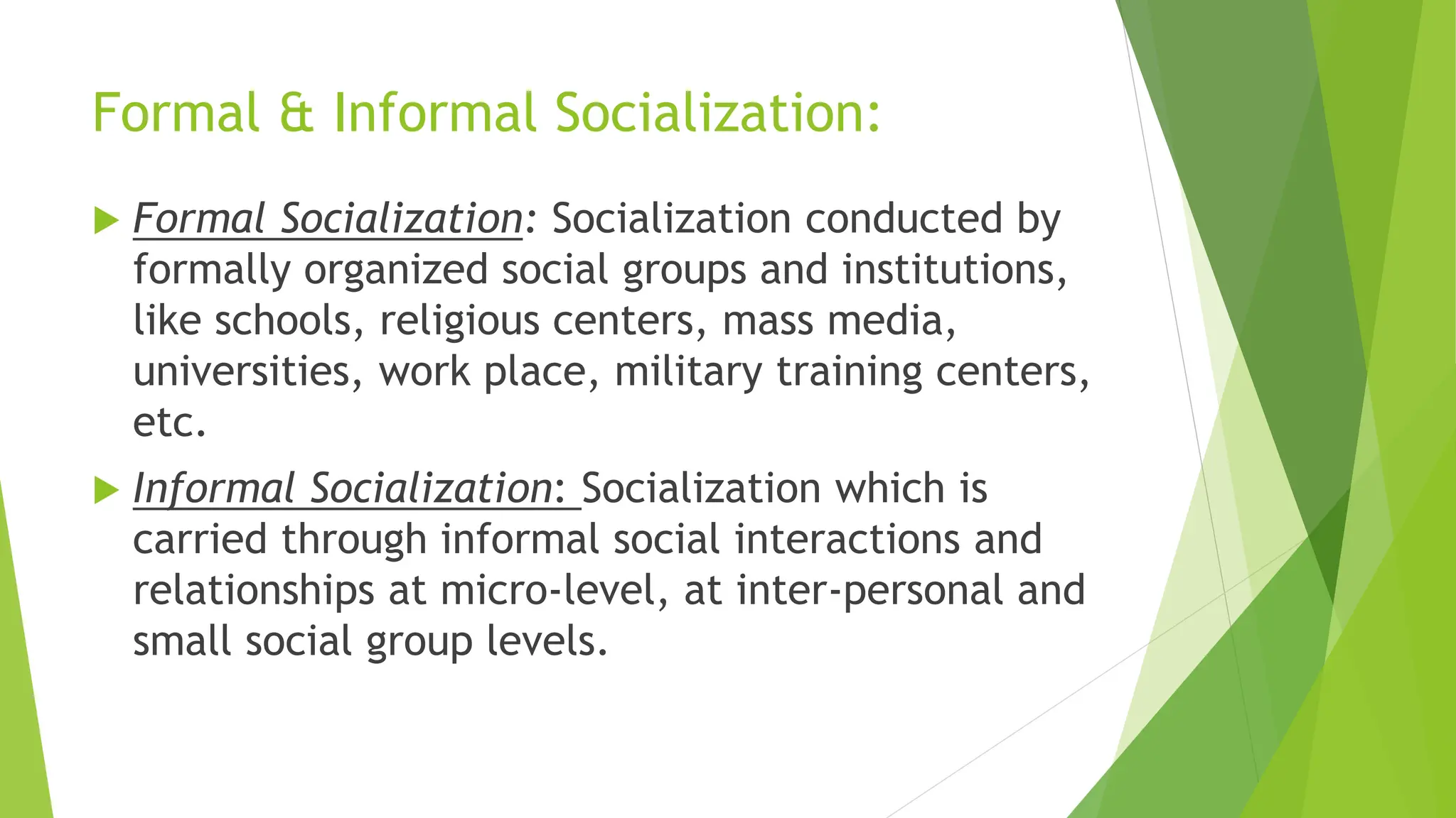 Socialization topic and its types with examples | PPTX | Secondary ...