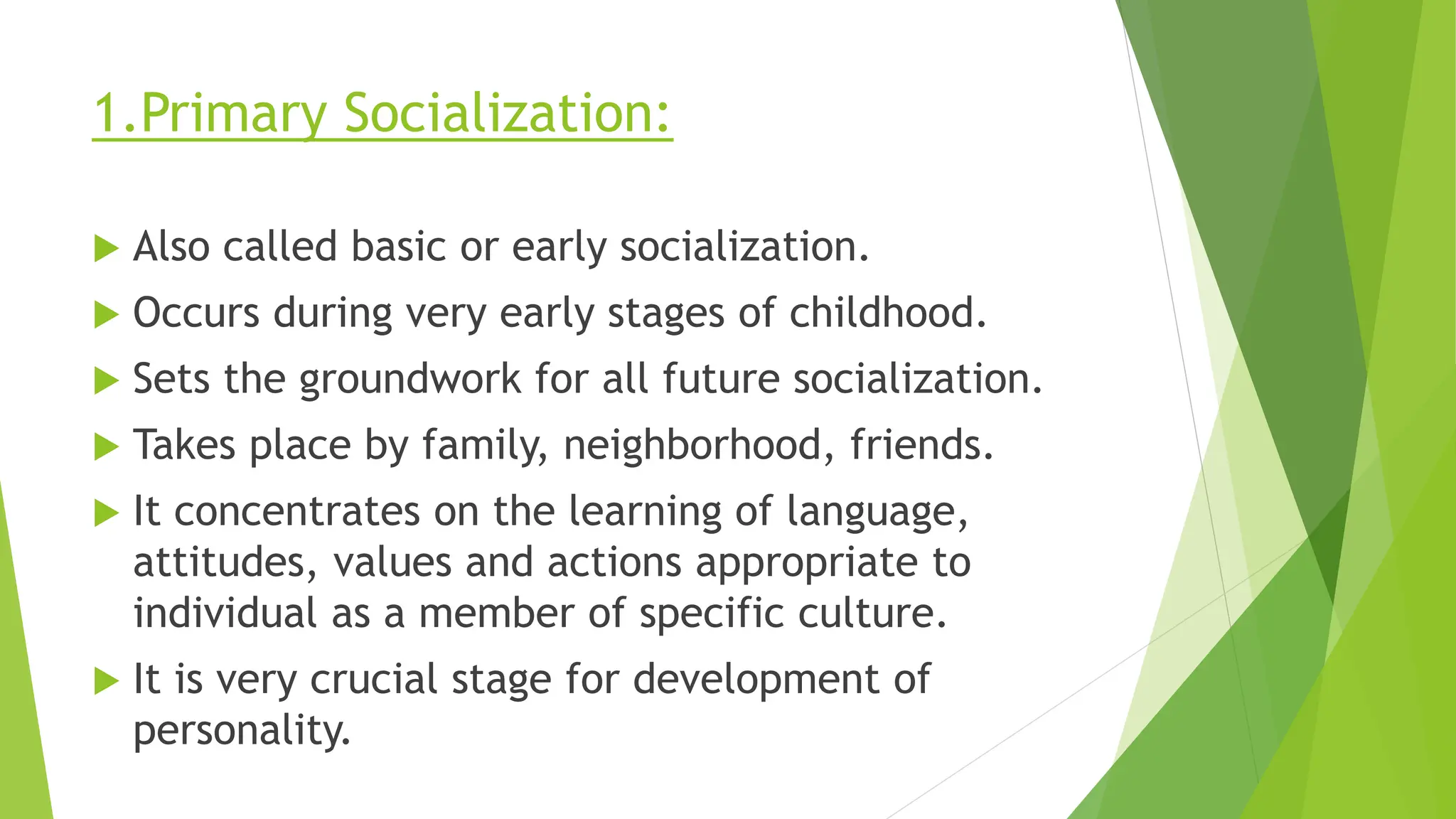 Socialization topic and its types with examples | PPTX | Secondary ...